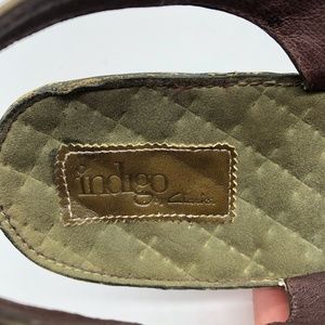 Indigo | Shoes | Indigo By Clarks Green Slingback Heeled Sandals | Poshmark